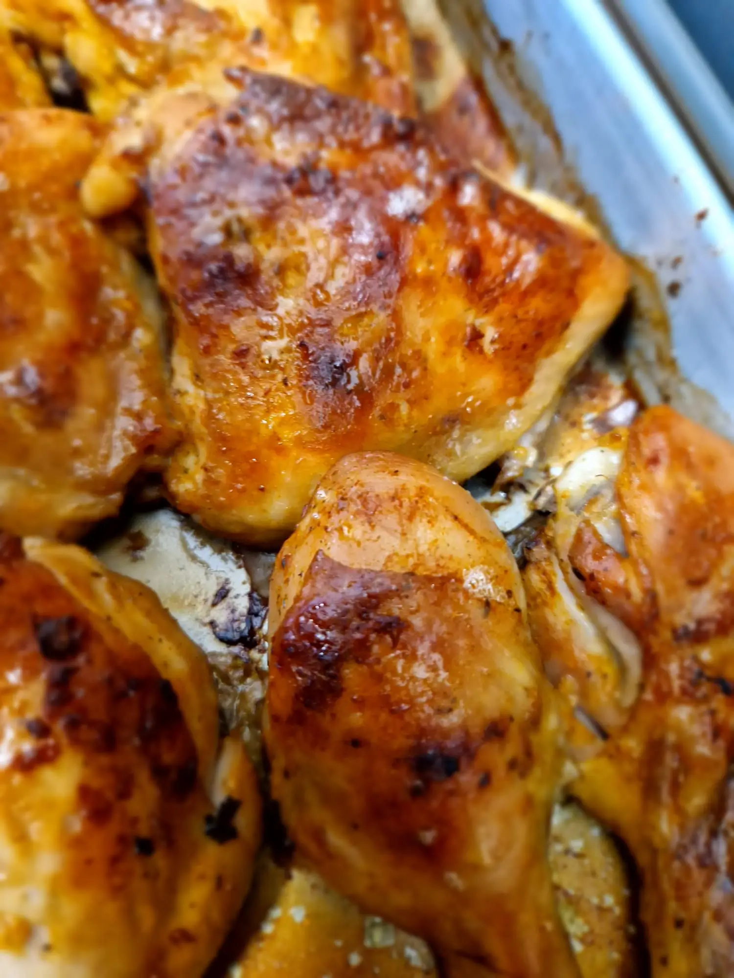 Coxa E Sobrecoxa De Frango Assada No Forno | Cozinha Dos Sabores